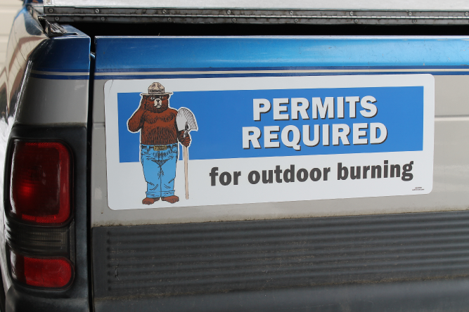 PERMITS Magnetic Sign – Woodland Catalog