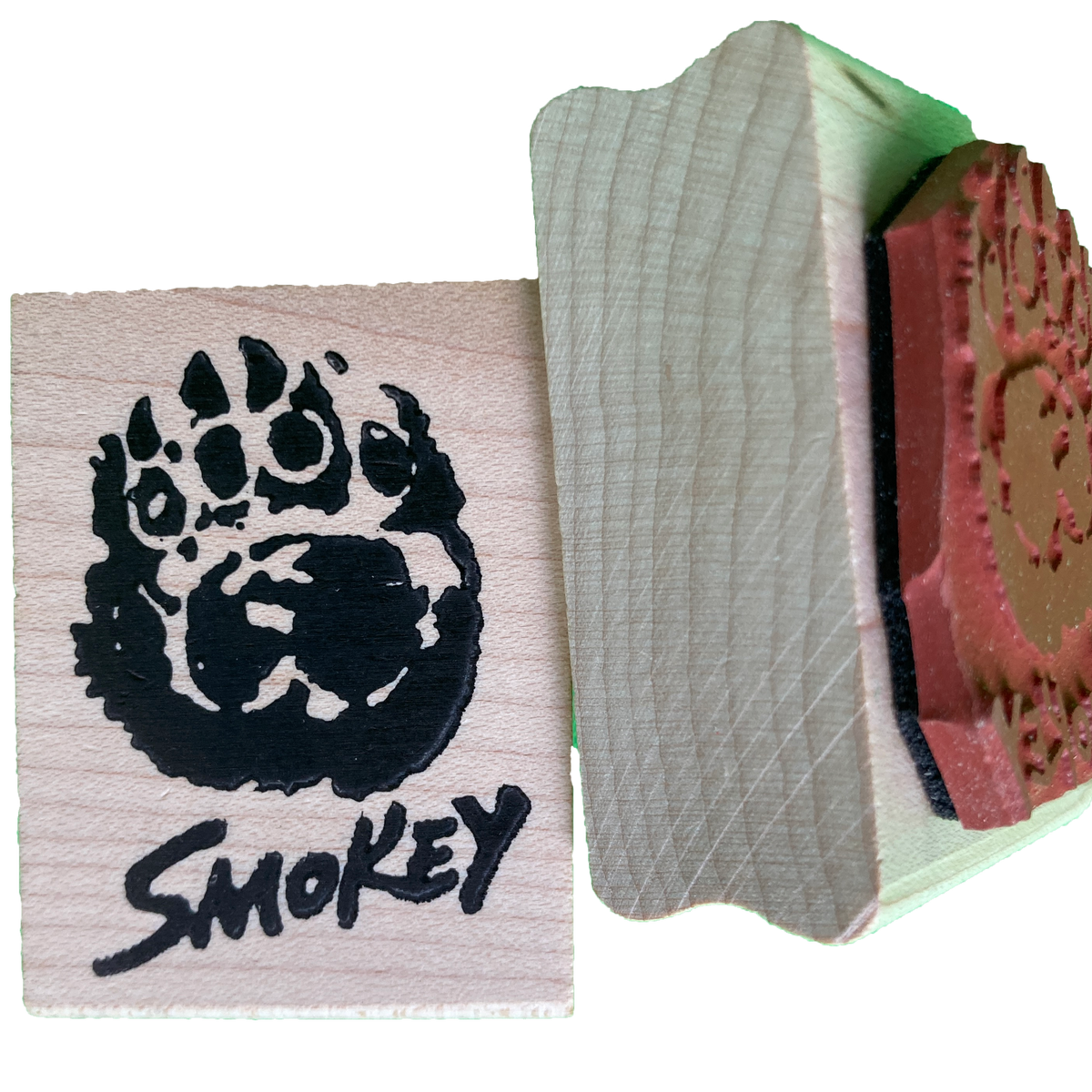 Paw Print Rubber Stamp – Woodland Catalog